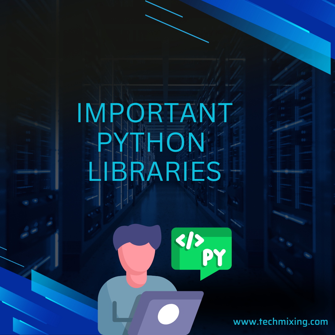 What are the important python libraries? - Technology with Vivek Johari