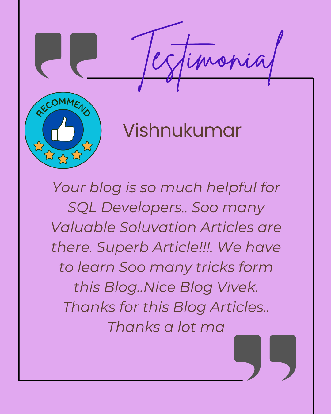 SQL Joins Tricky Interview Questions - Technology with Vivek Johari