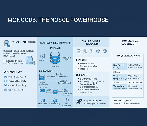 MongoDB Tutorial: Architecture, Components, Examples, and How It Differs from SQL Server ...
