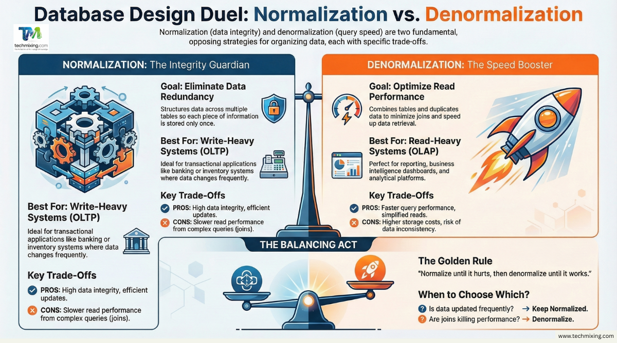 Database Normalization vs Denormalization: When to Use Each ...