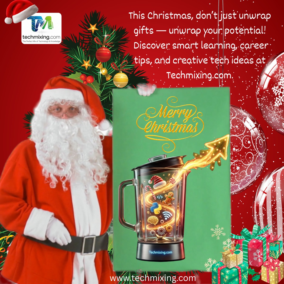 Merry Christmas from Techmixing! - Technology with Vivek Johari